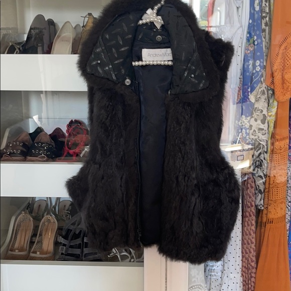 amdrew Mark | Jackets & Coats | Andrew Marc Fur Vest | Poshmark